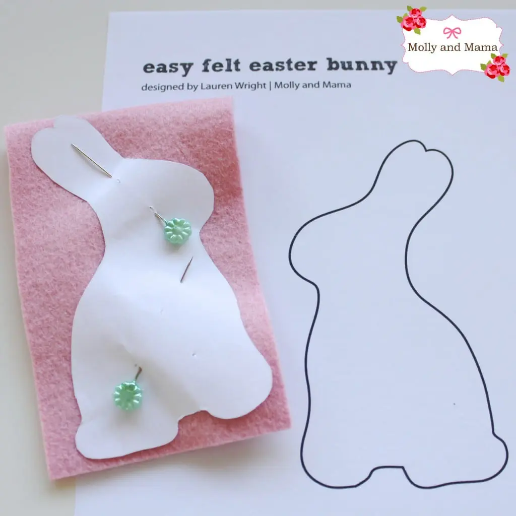 Make an Easy Felt Bunny - Molly and Mama