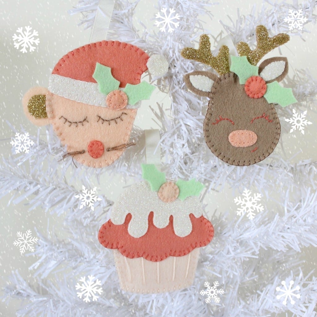 Stitch A Felt Christmas Ornament - Molly and Mama