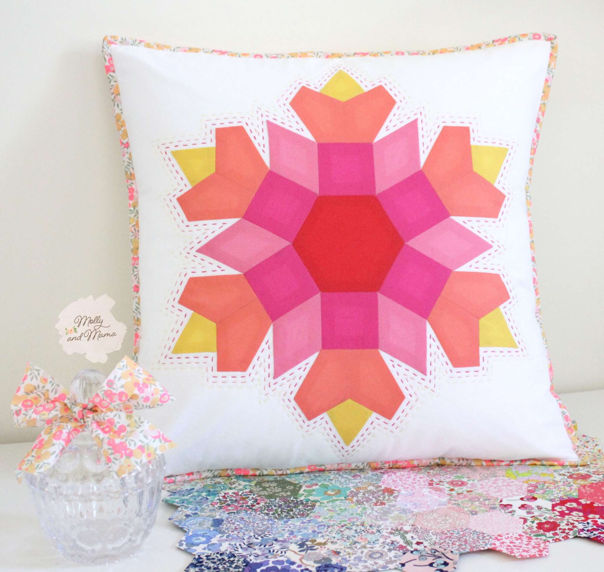 Introducing the 'Stella Cushion' for Make Modern Magazine - Molly and Mama